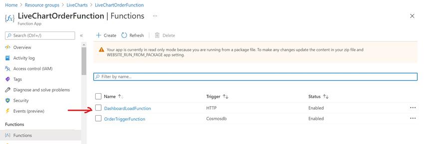 Live Charts Using Azure Cosmos Db Azure Functions Signalr And Wpf Part Three